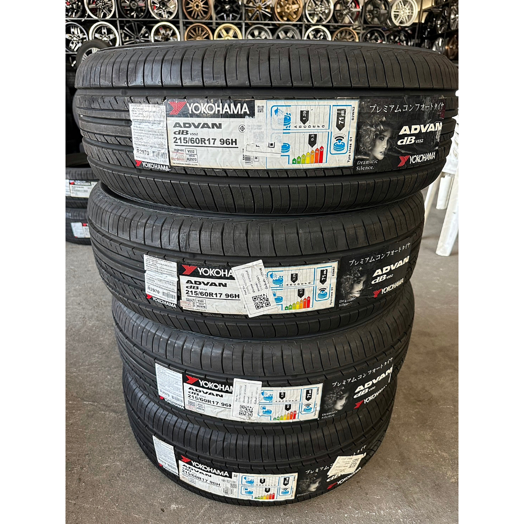 🔴 ยาง "#โยโกฮามา" Yokohama Advan dB V552 ผลิตญี่ปุ่น 🇯🇵🇯🇵 215/60R17 ปี 22 | Shopee Thailand