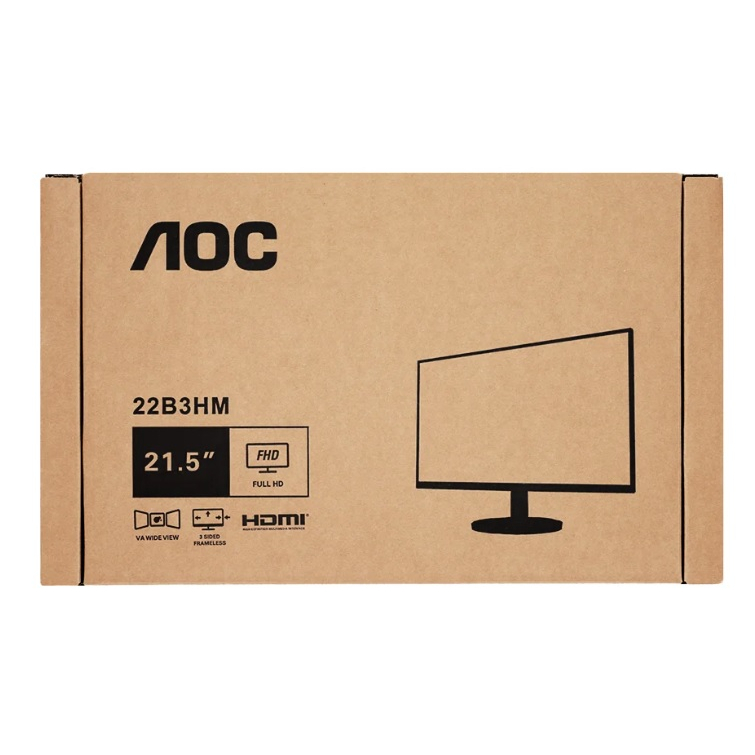 Monitor Aoc 21 5 22b3hm 67 Va 75hz รับประกัน3ปี Shopee Thailand
