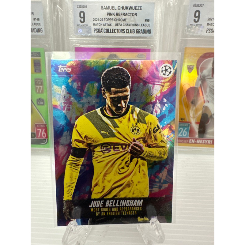 2022-23 Topps Jude Bellingham Platinum Curated UEFA Soccer Cards ...