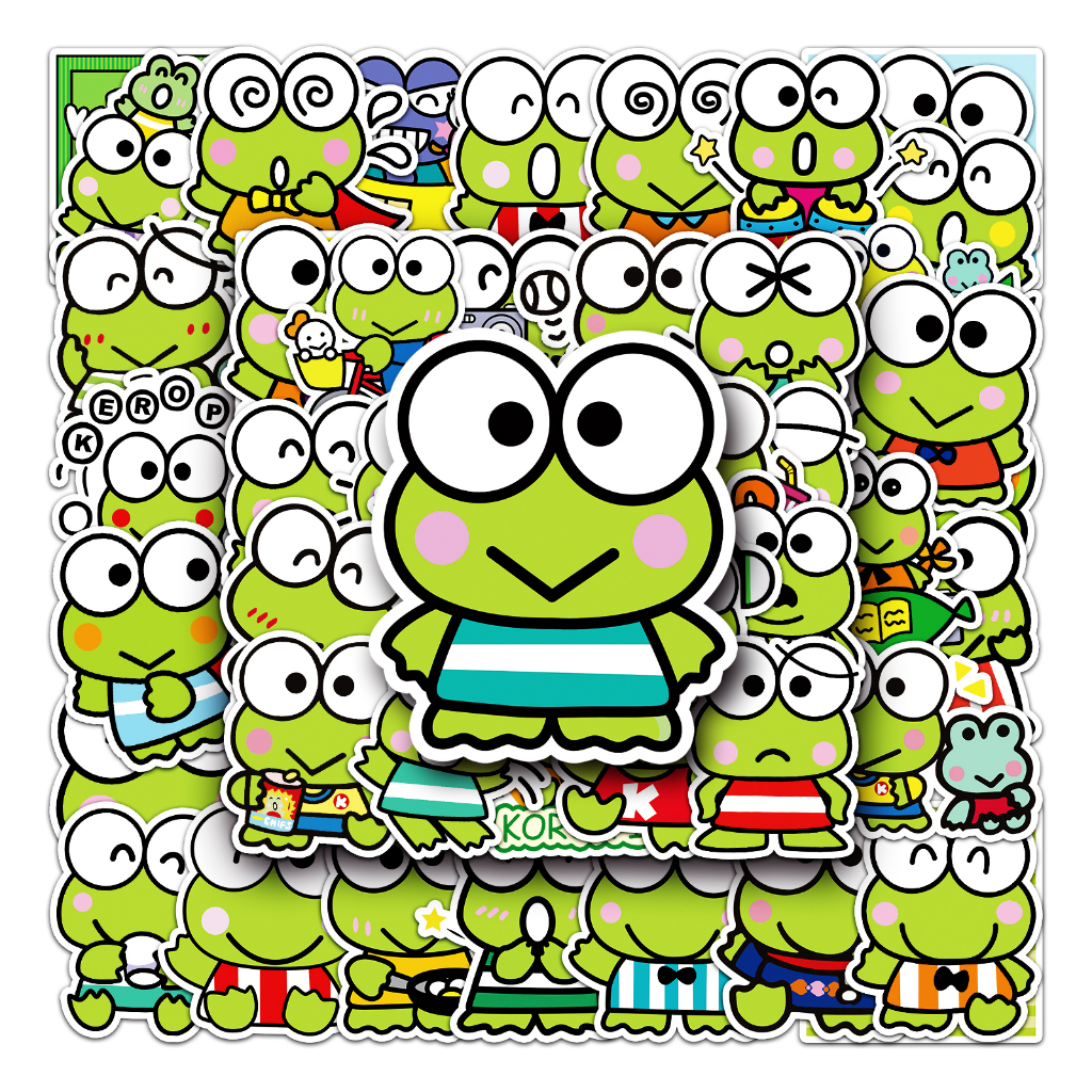 พร้อมส่ง JAPAN ANIME SANRIO Kero Kero Keroppi ผสม sticker มาย เมโลดี้ ...