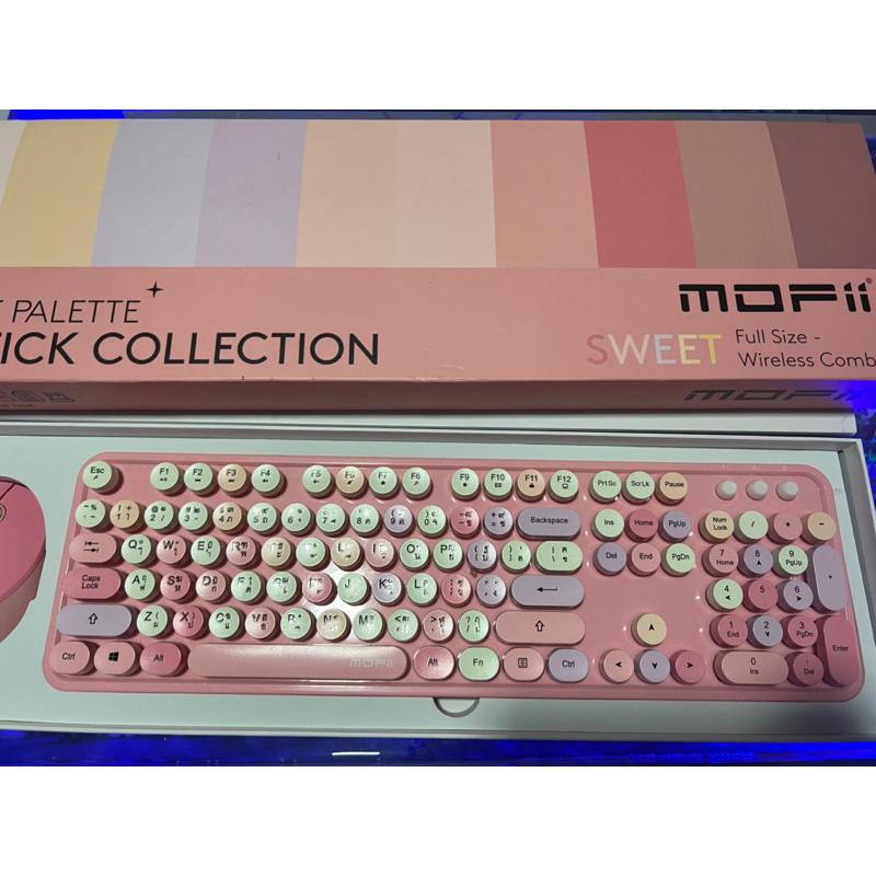 MOFii Mouse + Keyboard ชุดเมาส์คีย์บอร์ดไร้สาย | Shopee Thailand