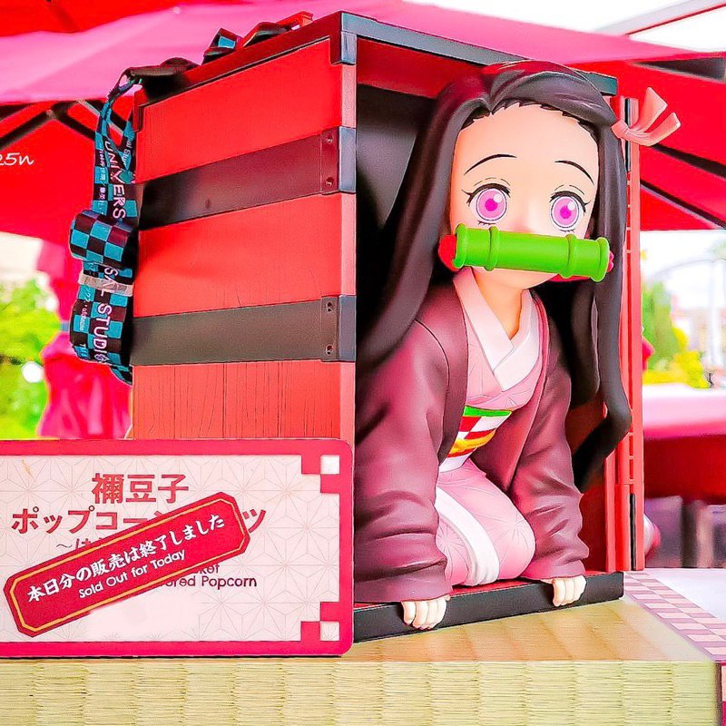 📍พร้อมส่งในไทย🇹🇭 แท้จาก USJ ถังป็อปคอร์น เนสึโกะ NEZUKO POPCORN BUCKET ...