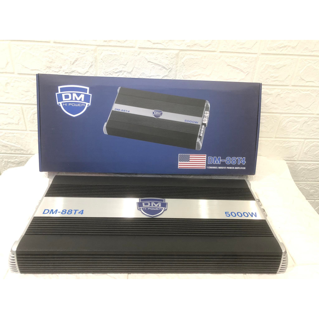 DM รุ่น DM-88T4 เพาเวอร์แอมป์ Class D 5000วัตต์ max | Shopee Thailand
