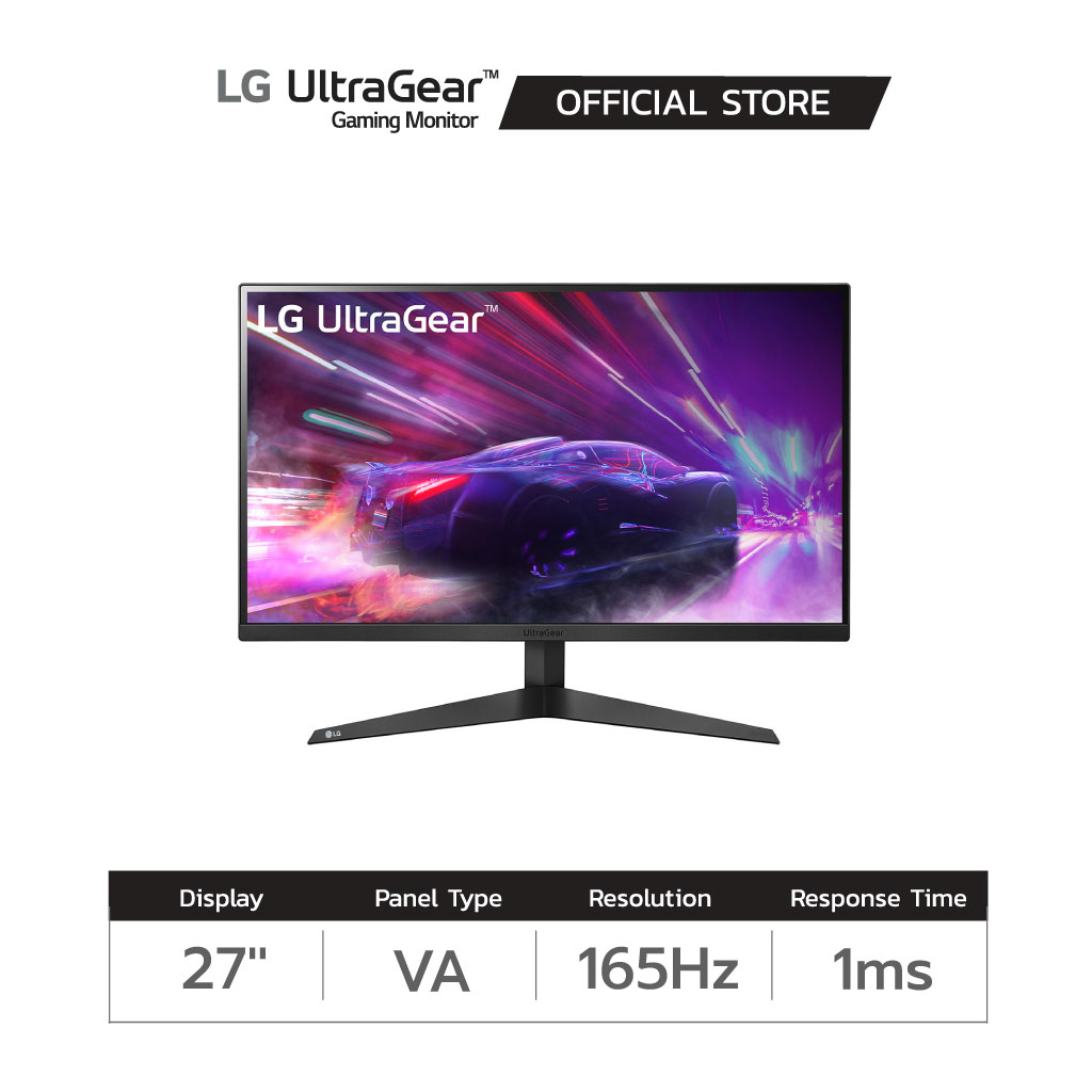LG UltraGear Gaming Monitor 27GQ50F-B | 27" FHD | VA | 1ms | 165Hz (จอ ...