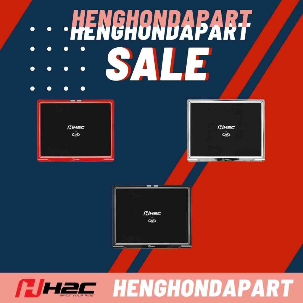 กรอบป้ายทะเบียน ฮอนด้าแท้100% H2C | Shopee Thailand