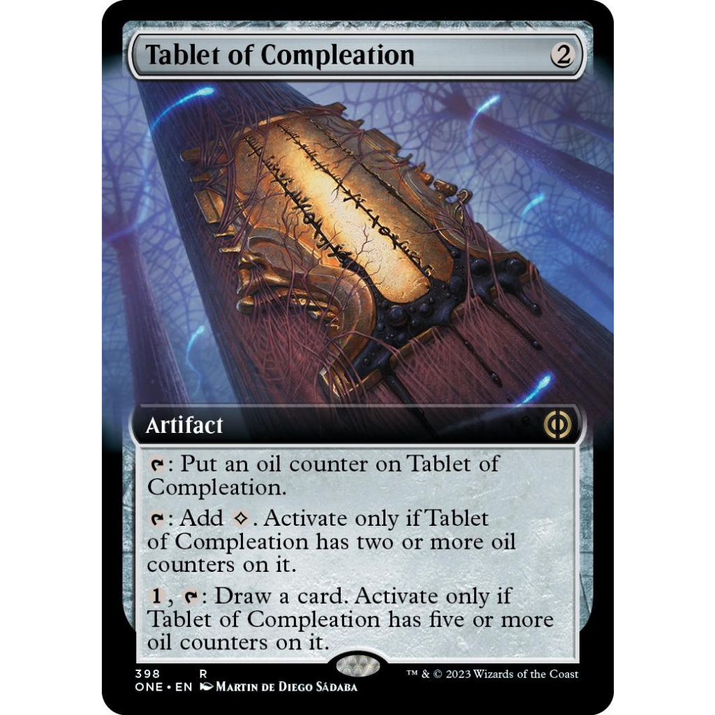[MTG][Single][ONE] Tablet of Compleation ระดับ Rare [ภาษาอังกฤษ ...