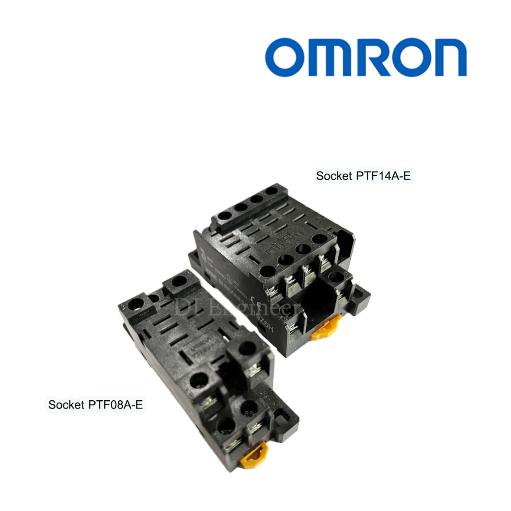 Socket Relay Socket PTF08A-E , Socket PTF14A-E ยี่ห้อ Omron | Shopee ...