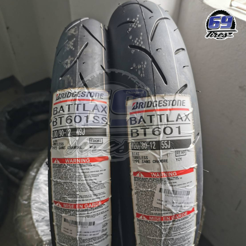 [Bridgestone] ยาง Bridgestone BT-601 ยางซิ่งสำหรับ Scooter ขอบ 12 | Shopee Thailand