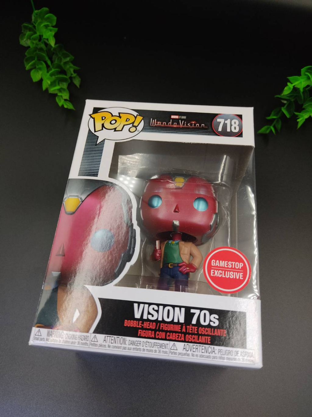 Funko Pop Marvel - Vision 70s #718 จากเรื่อง Wanda Vision ของแท้ พร้อม ...