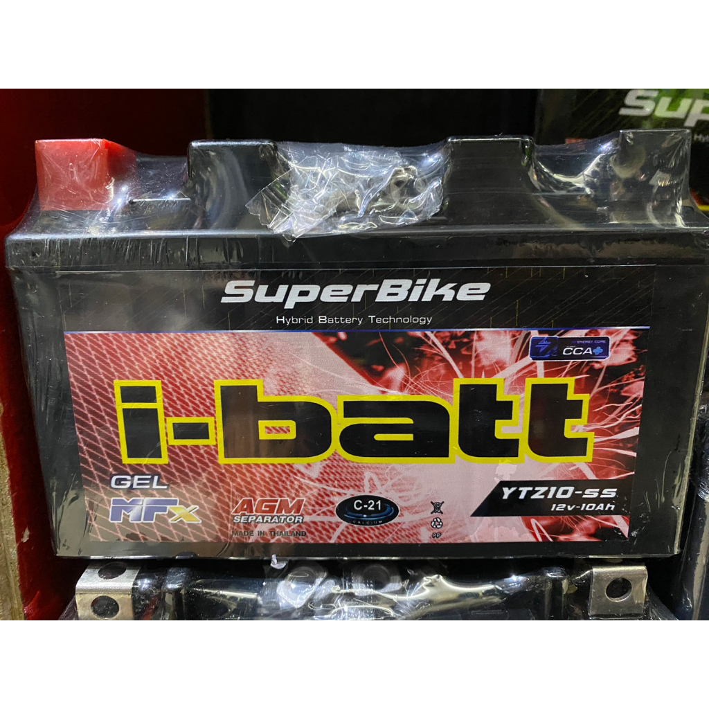 แบตเตอร์รี่ YTZ10-ss i-batt ขนาด 10 แอมป์ สำหรับรถมอไซค์ รุ่น MT07,MT09 ...
