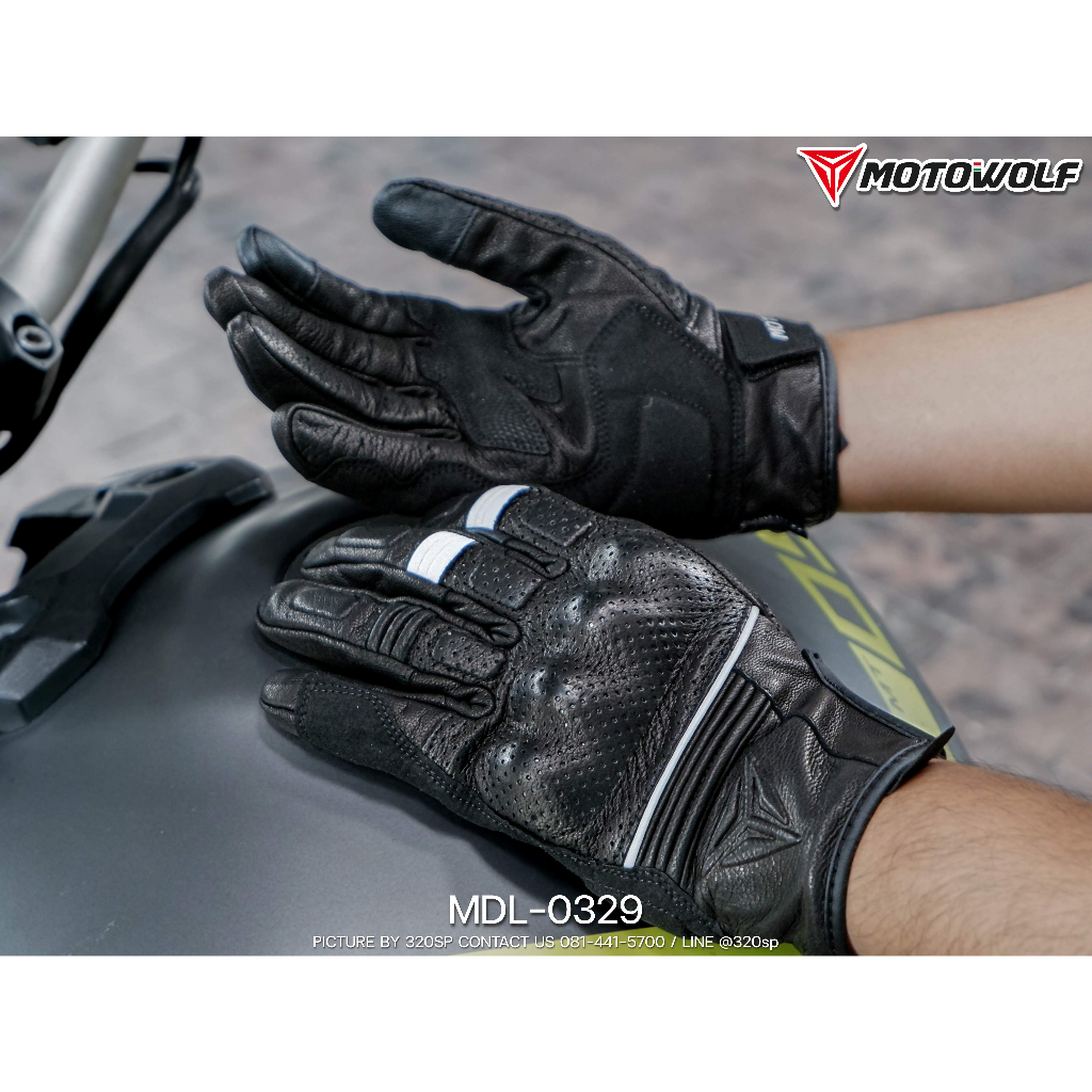 ถุงมือสำหรับขับขี่มอเตอร์ไซค์ Motowolf MDL 0329 | 2 สี ส่งไว ...