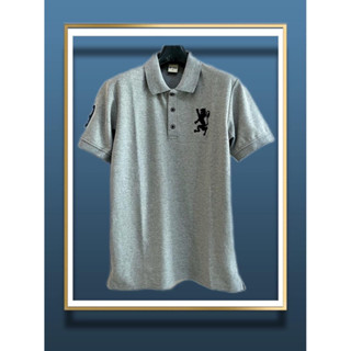 เสื้อโปโล ปักสิงห์ ไซส์ใหญ่ ปกเรียบS-8XLอก38-60” | Shopee Thailand