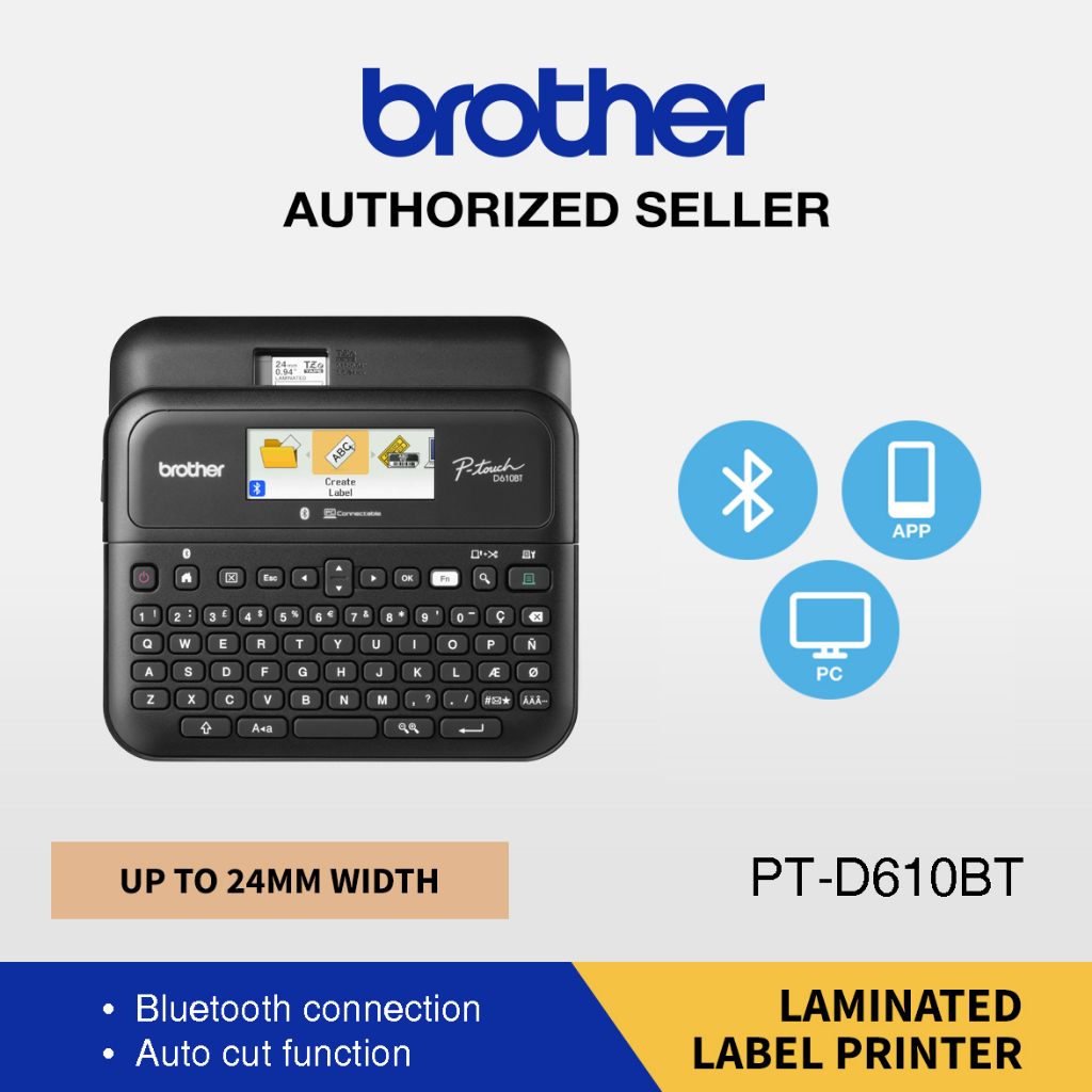 P-touch Brother รุ่น PT-D610BT แลกรับของสมนาคุณฟรี Redmi Smart Watch 5 ...