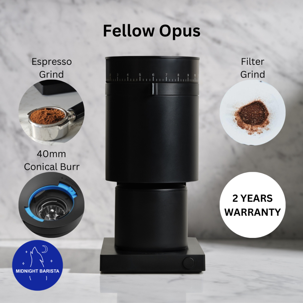 เครื่องบดกาแฟอัตโนมัติ Fellow Opus (Conical Burr) สไตล์มินิมอล ประกัน 2 ...