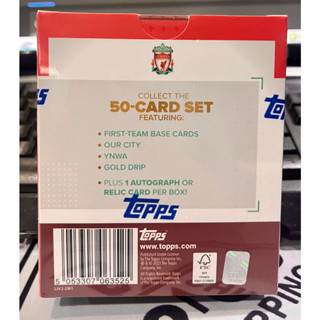 พร้อมส่ง !!! 2022/23 Topps Liverpool FC Official Team Set (1 BOX ...