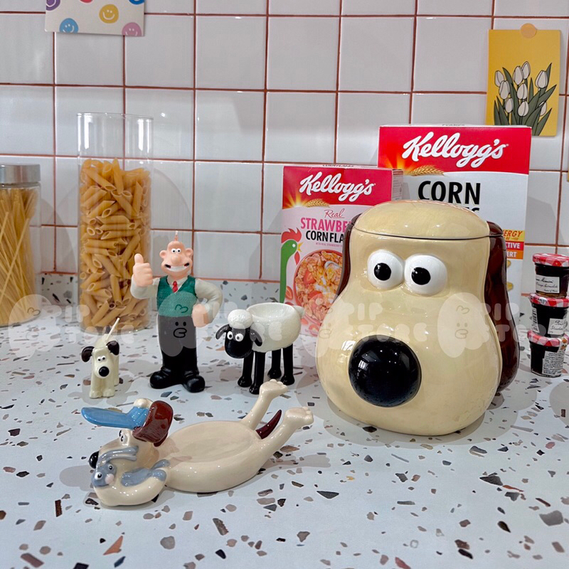 [พร้อมส่งจากไทย] ชุดเซรามิค กรอมิท Wallace&Gromit | Shopee Thailand