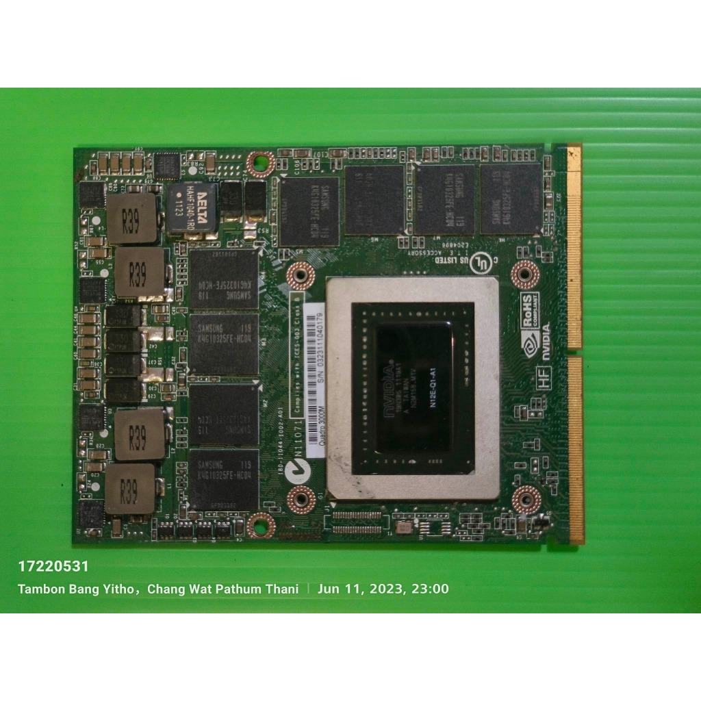 VGA Quadro 3000M Laptop Notebook DELL Precision | Shopee Thailand