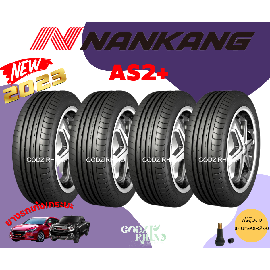 NANKANG รุ่น AS2+ ยางรถเก๋ง, รถกะบะ 235/40 R18 275/35R19 245/40R19 245/ ...