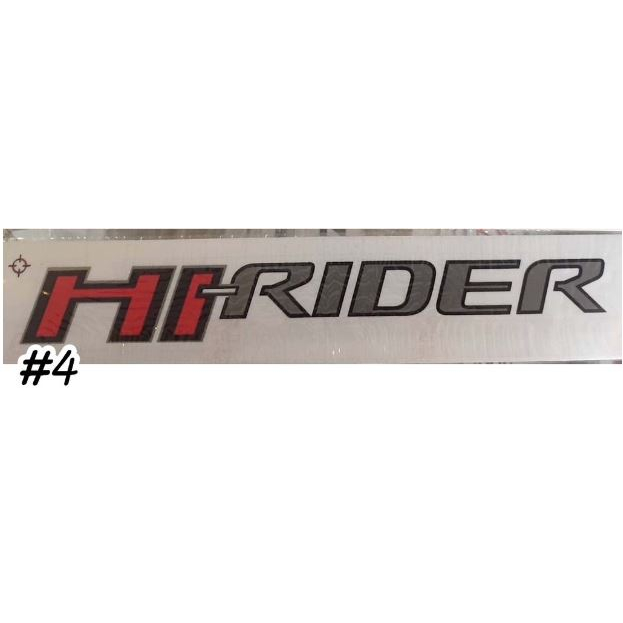 สติ๊กเกอร์ HI-RIDER แรนเจอร์ Ranger ปี 2012-2021 | Shopee Thailand