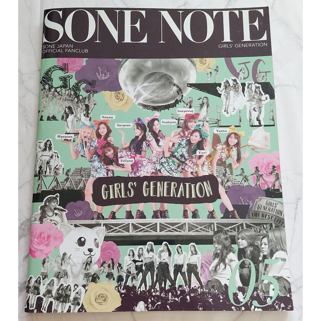 นิตยาสาร GIRLS' GENERATION - SONE NOTE Vol.05 Magazine สำหรับสมาชิก Sone Japan ของแท้ หายาก สภาพ ...