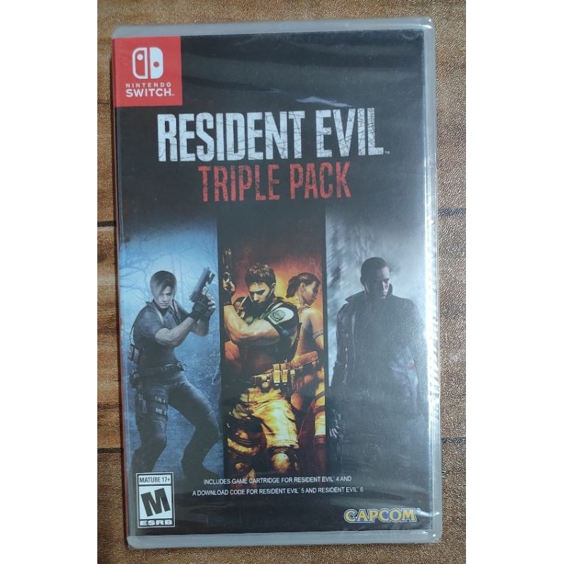 (ทักแชทรับโค๊ด)(มือ 1,2)Nintendo Switch : Resident Evil Triple Pack มือ ...