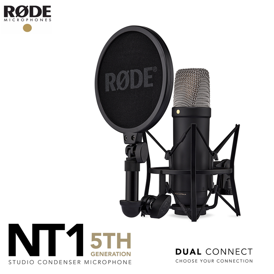 Rode NT1 5th Generation Studio Condenser Microphone "รับประกันศูนย์ 2 ปี" | Shopee Thailand