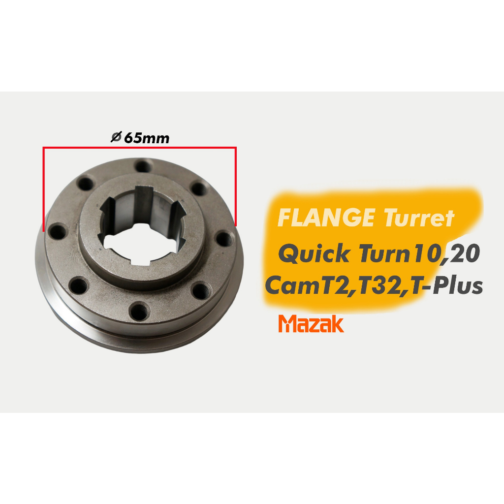 แหวนล็อคแกนป้อมมีด FLANGE Turret MAZAK QT15,20 T2Tplus | Shopee Thailand