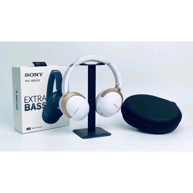 Sony WH-XB910N หูฟังไร้สาย Extra Bass หูฟังบลูทูธ แถม กระเป๋า Bluetooth ...