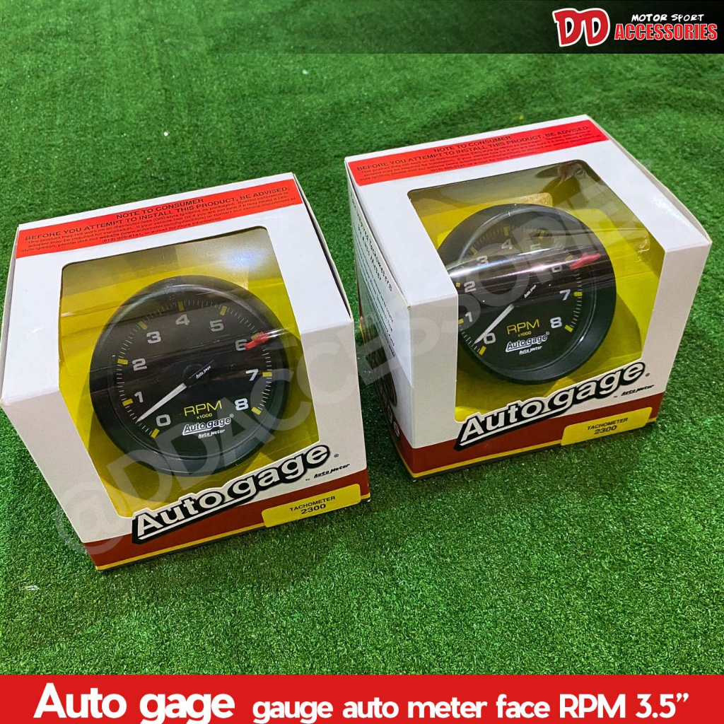 เกจวัดรอบ RPM Autometer รุ่น Auto gage หน้า 3 นิ้ว สีดำ ของแท้ 100% | Shopee Thailand