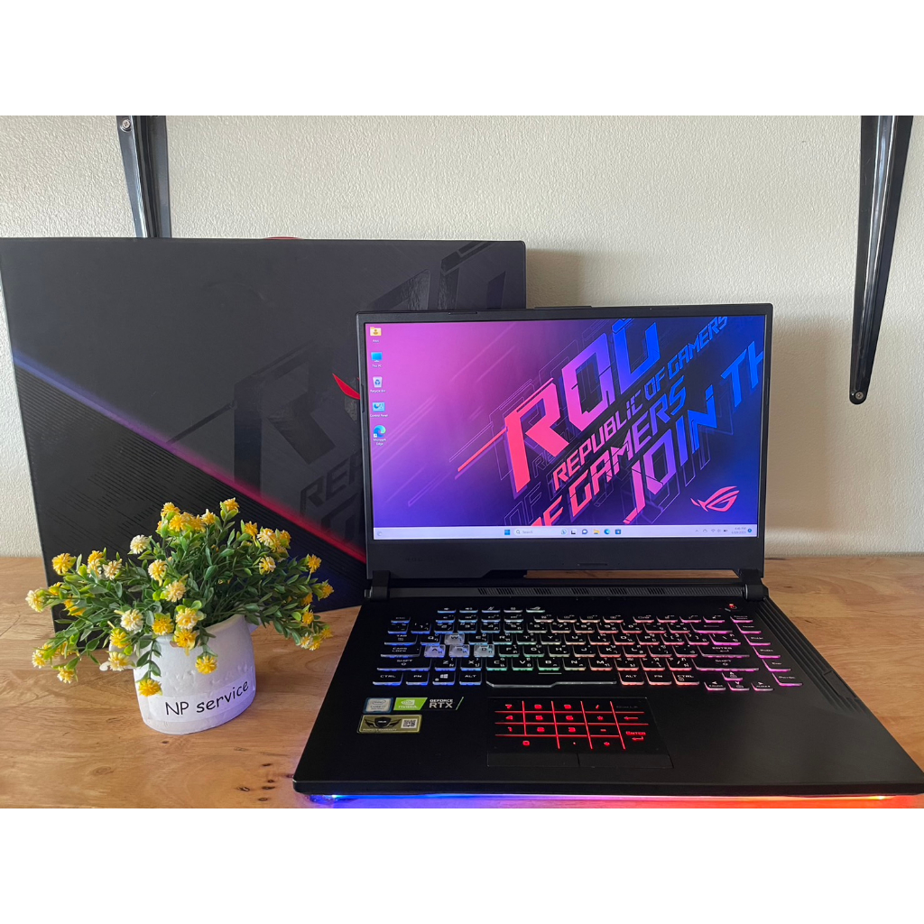 Asus ROG strix i7gen9 Ram16 GB SSD512GB จอ15.6" 120 Hz. RTX 2060 ...