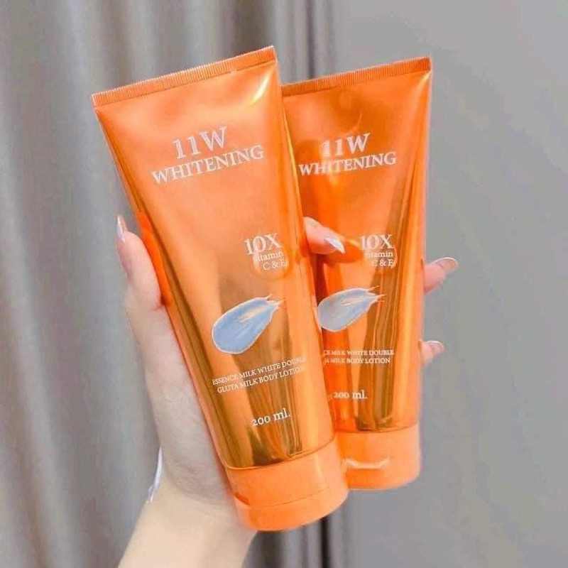 11w Whitening body lotion โลชั่น ผิวขาว บำรุง กระจ่างใส ขาวเร็ว ขาวไว ...
