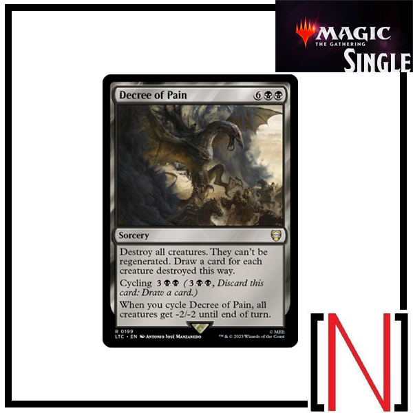 [MTG][Single][CMM] Decree of Pain ระดับ Rare [ภาษาอังกฤษ] | Shopee Thailand