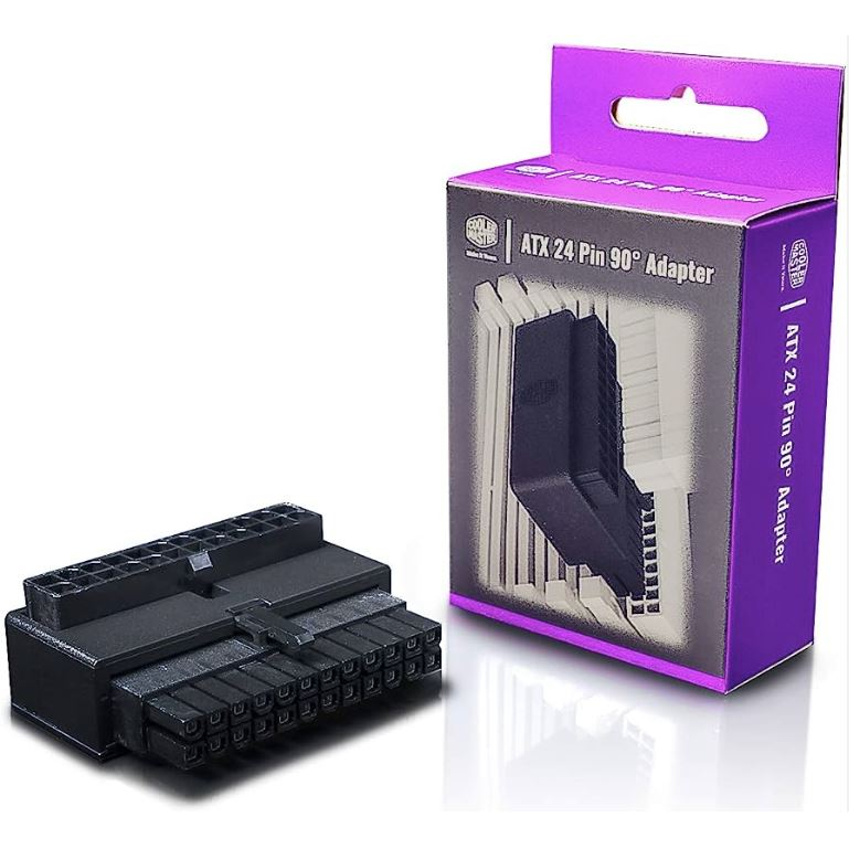 COOLERS MASTER 24 PIN 90 DEGREE ADAPTER STANDARD | Shopee Thailand
