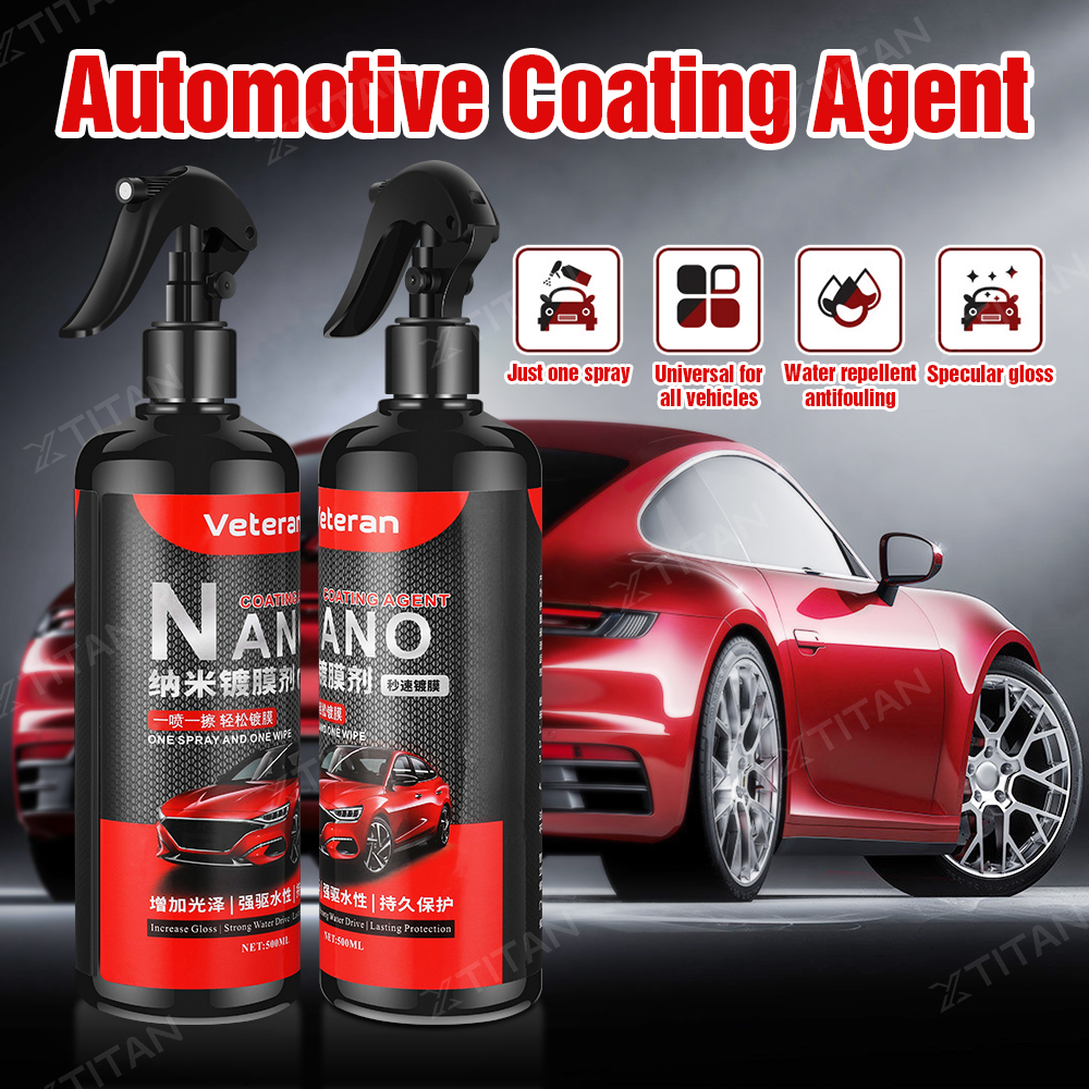 CLC 500ML Nano Coat Super Ceramic Car Coating Spray Paint Crystal Nano Nanotech Wax Polish ...