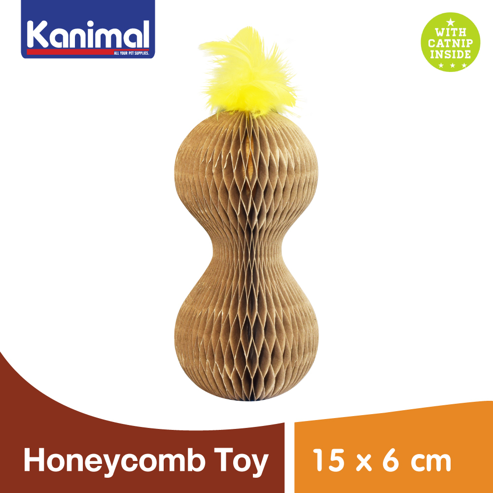 [90157] Kanimal Honeycomb Cat Toy ของเล่นแมว ของเล่นกระดาษ กระดาษรัง ...