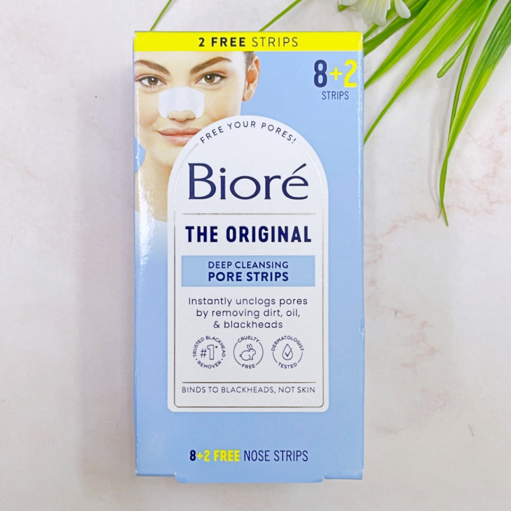 [Biore®] The Original Deep Cleansing Pore Strips 10 Count บิโอเร แผ่น ...