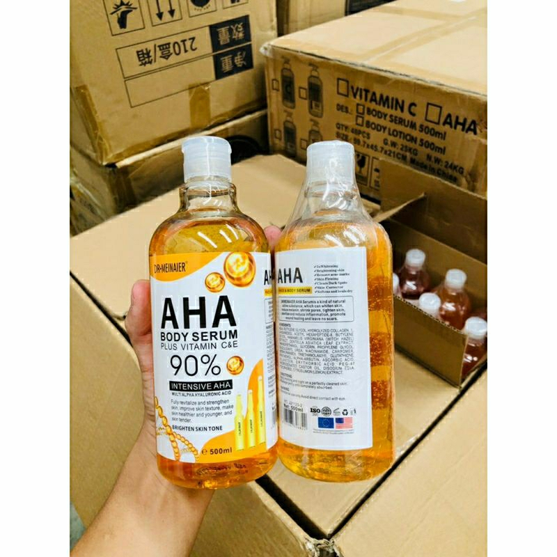 AHA Serum Whitening ผลัดเซลล์ผิว เซรั่มทาตัว เซรั่มทาตัวขาวผลัดเซลล์ผิวที่ตายเผยผิวใหม่ขาวใสขึ้น ...