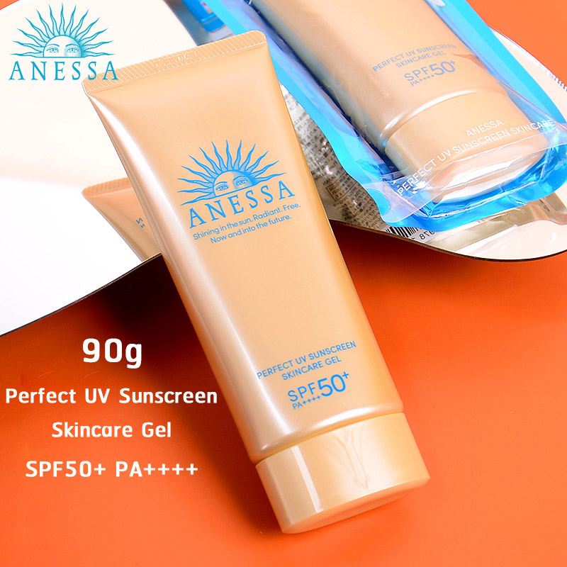 Anessa Perfect UV Sunscreen Skincare Gel N SPF50+/PA++++ 90g เจล ครีมกันแดด กันแดด ซันสกรีน สกิน ...