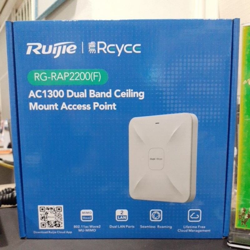 *ออกใบกำกับภาษีได้*Reyee RG-RAP2200(F) Wireless Access Point ac Wave 2 ...