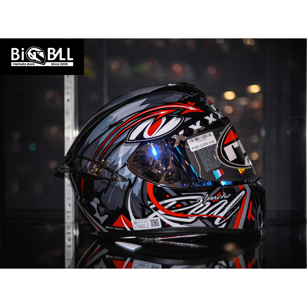 REAL THUNDER APACHE BLACK DARK/GRAY | Shopee Thailand