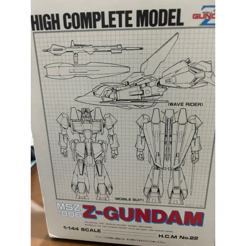โมเดล Z-Gundam (MSZ-006) ขนาด 1:144 ยี่ห้อ Bandai งาน High Complete Model งานเก่าของครบ | Shopee ...