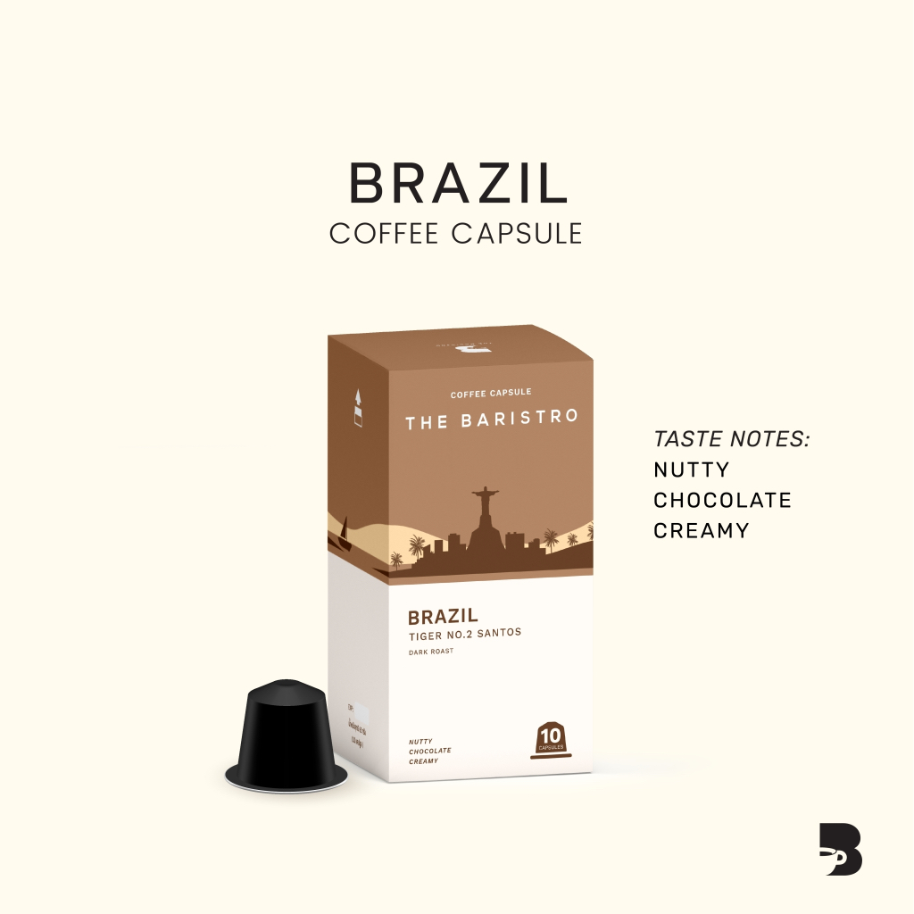 The Baristro Coffee Capsule 1 กล่อง มี 10 แคปซูล มี 18 รสชาติ | Shopee ...