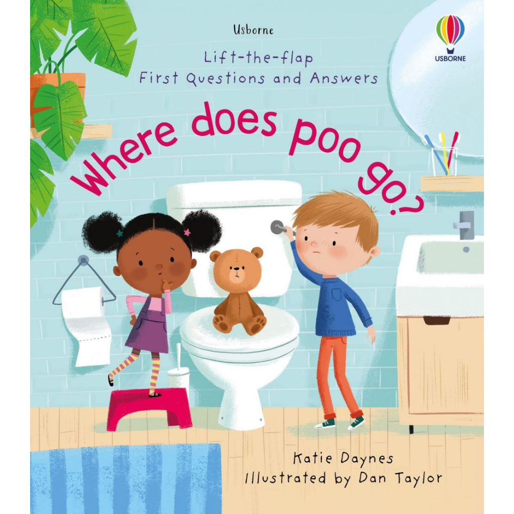 LIFT-THE-FLAP FIRST Q&A WHERE DOES POO GO? | Shopee Thailand