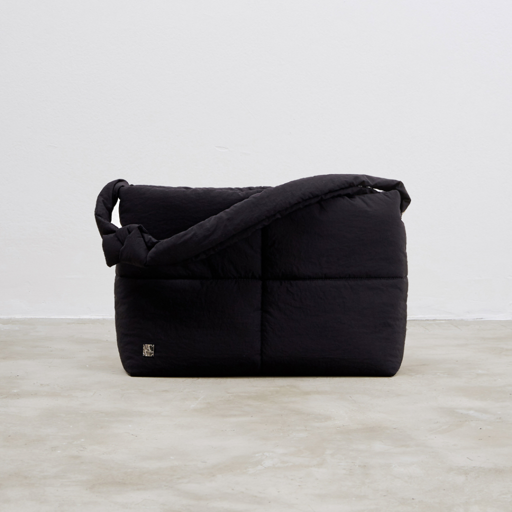 Pouf Bag - Textured Japanese Nylon With freestyle adjustable strap ...