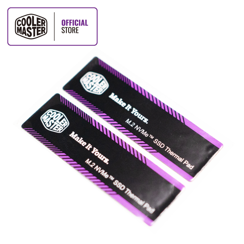 COOLER MASTER SSD THERMAL PAD (CMA-TNCLP2XXBK1-GL,2PCS) | Shopee Thailand