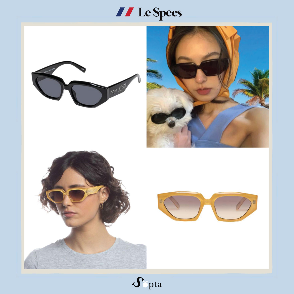 Lespec แว่นกันแดด Le specs LSP2102338 รุ่น MAJOR! EXCLUSIVE สีเหลือง ...