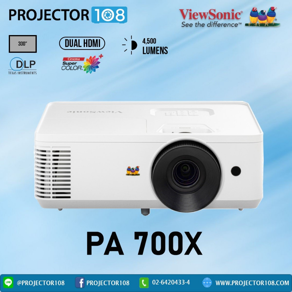 Viewsonic PA700X , 4,500 ANSI Lumens XGA Business & Education DLP ...