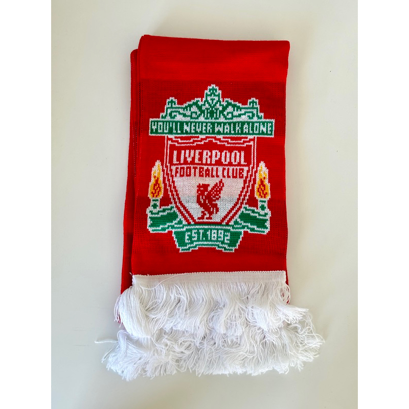 [พร้อมส่ง] ผ้าพันคอ Liverpool Crest ของแท้ | Shopee Thailand