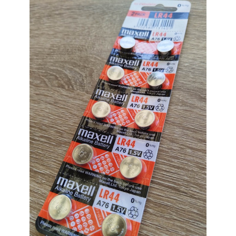 ถ่านกระดุมMaxcellLR44/LR1130/LR41 1.5V(ขายยกแพ็ค แพ็คละ10ก้อน) | Shopee ...