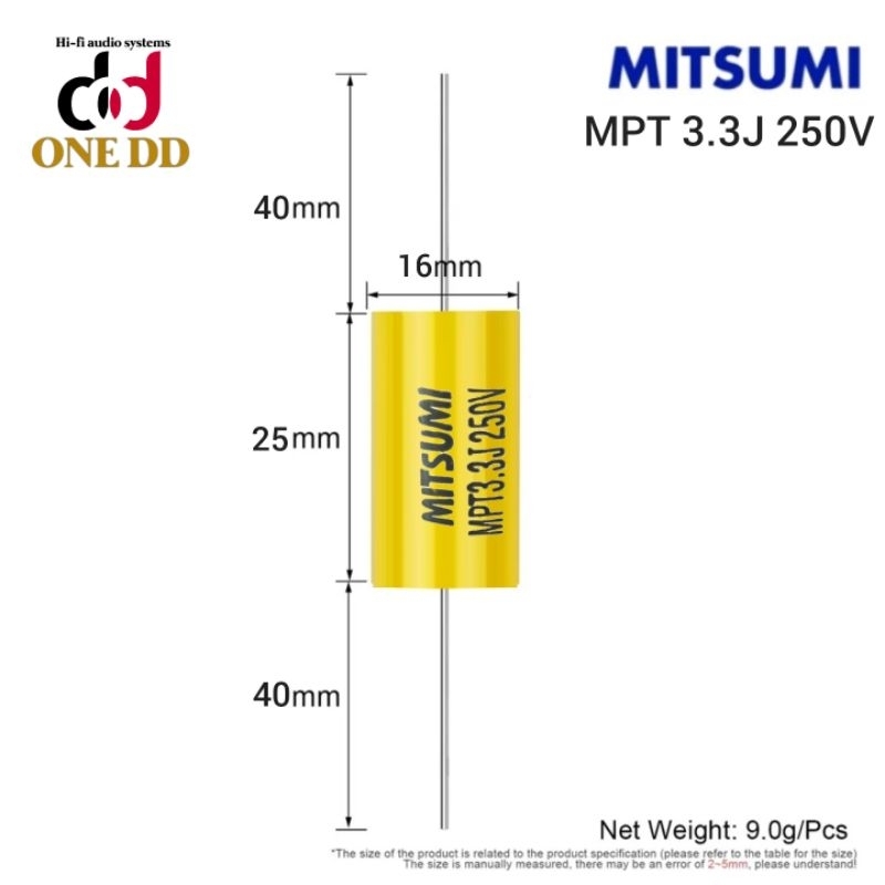 MITSUMI MPT1.5J250V MPT2.2J250V MPT3.3J250V MPT4.7J250V C1.5 C2.2 C3.3 ...